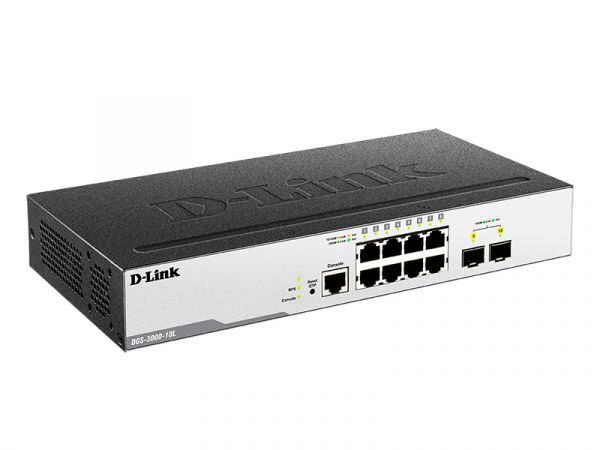 Коммутатор D-Link DGS-3000-10L/B1A Black