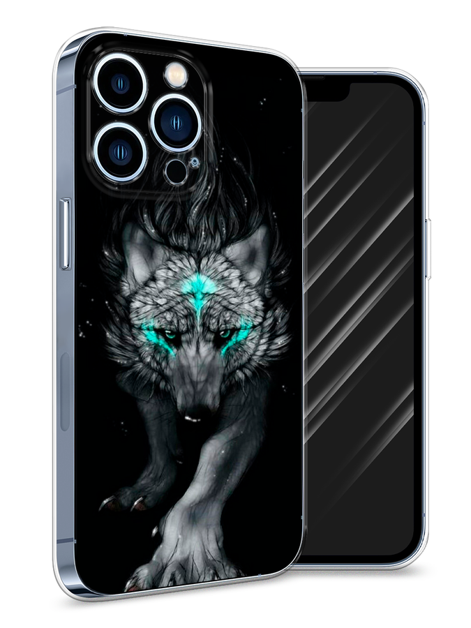 Чехол Awog на Apple iPhone 13 Pro / Айфон 13 Pro "Волшебный волк"