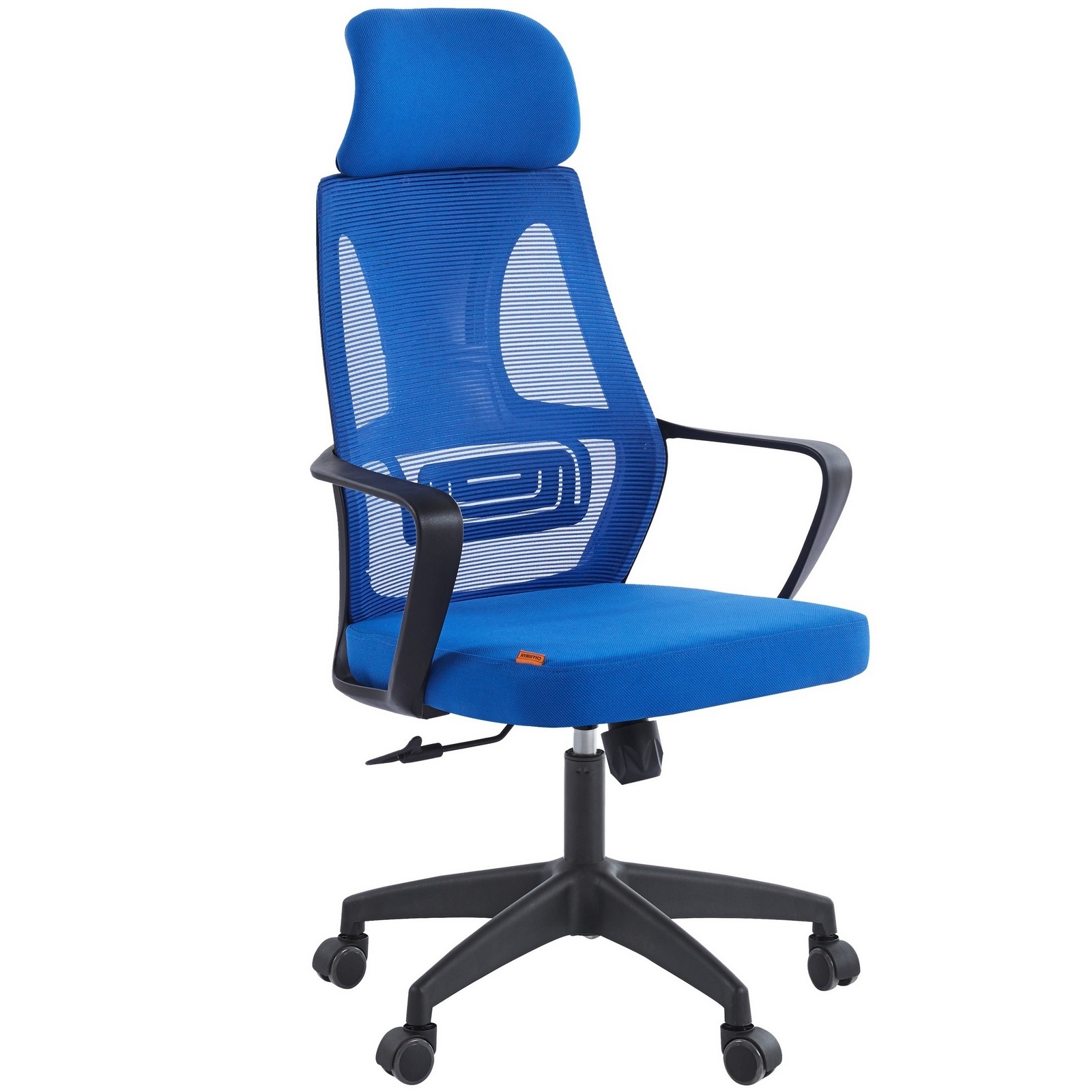 Компьютерное кресло CHAIRMAN CH 636, черный пластик, синий
