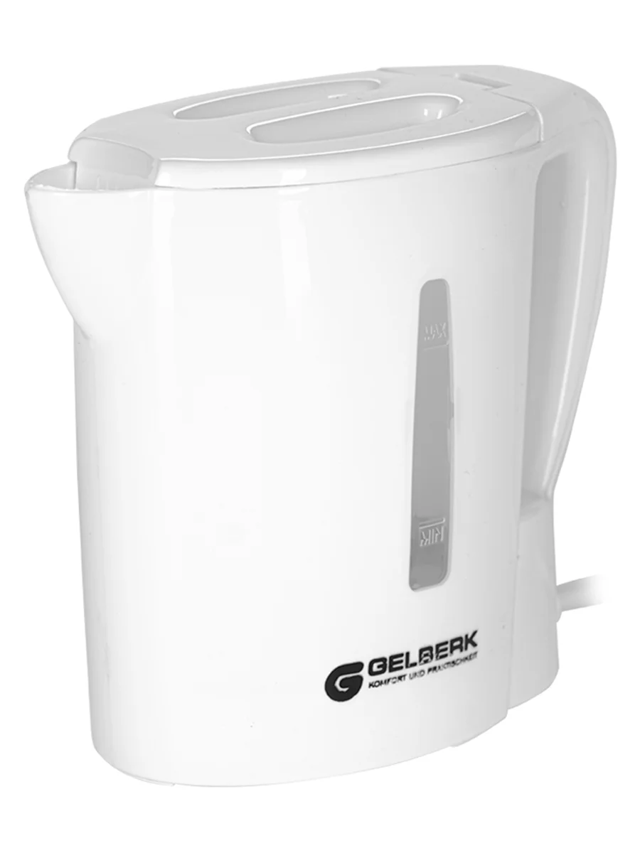 Чайник электрический Gelberk GL-464 0.5 л белый