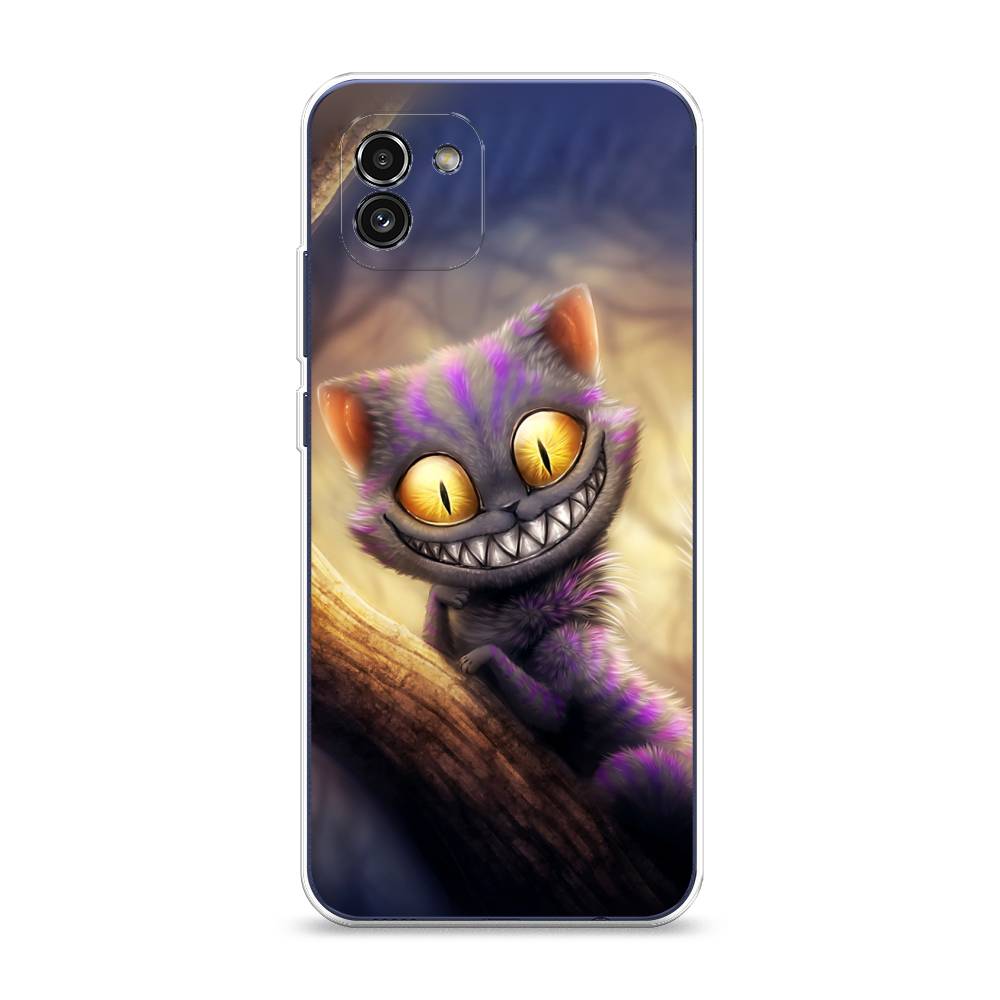 Чехол Awog на Samsung Galaxy A03 / Самсунг A03 "Cheshire Cat"