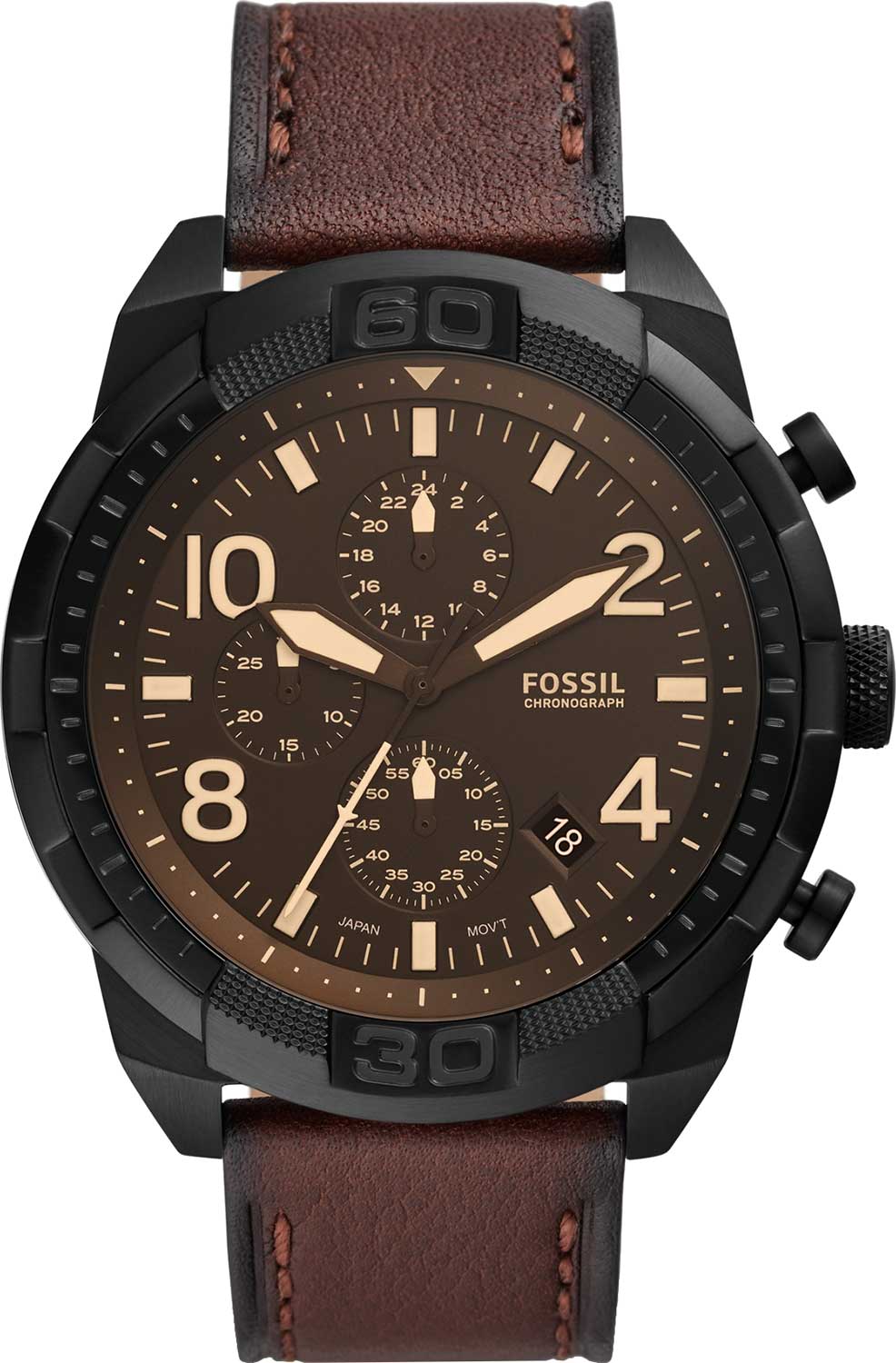 Наручные часы мужские Fossil FS5875 коричневые