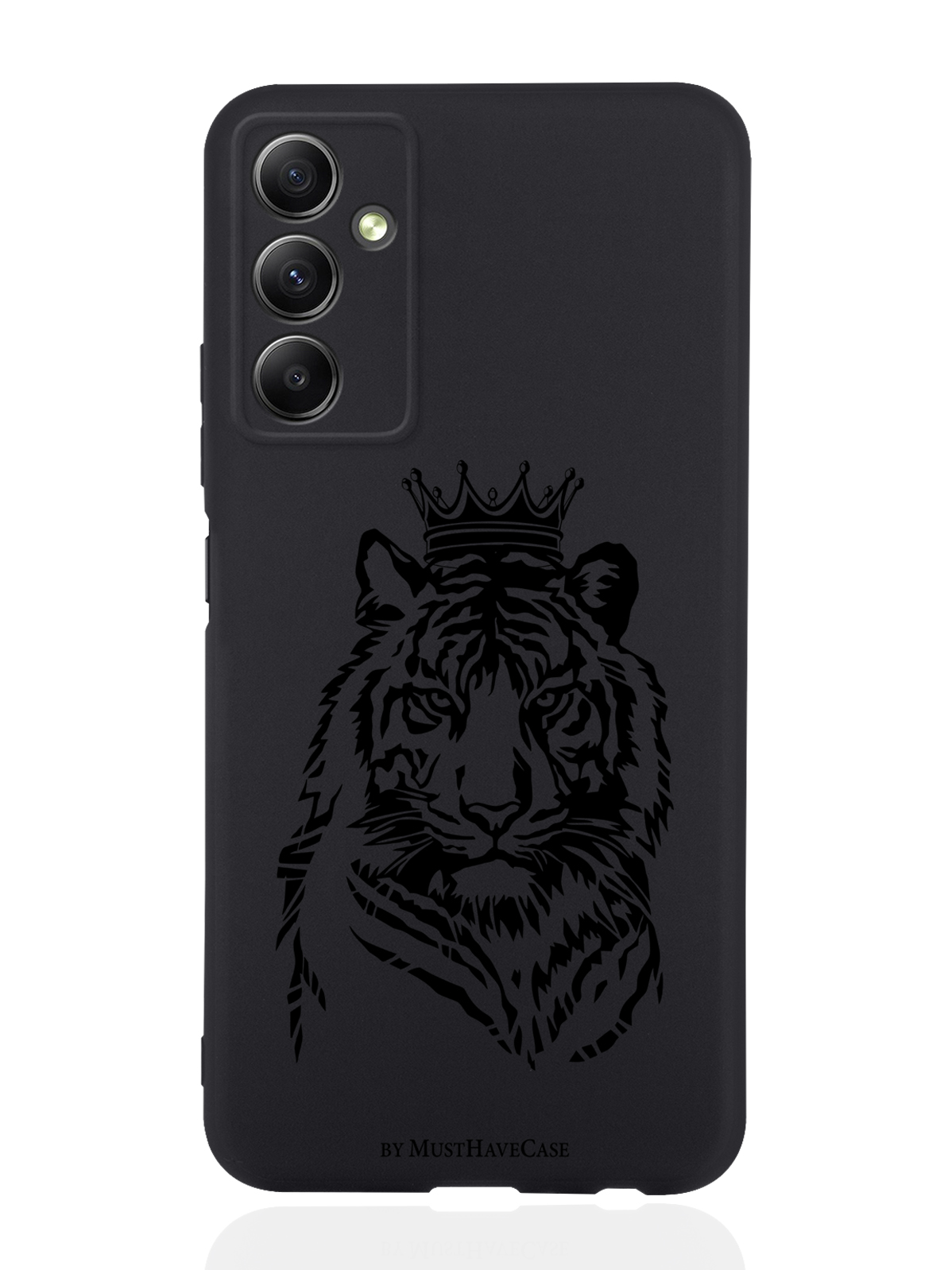 Чехол MustHaveCase для Samsung Galaxy A34 Тигр с Короной черный