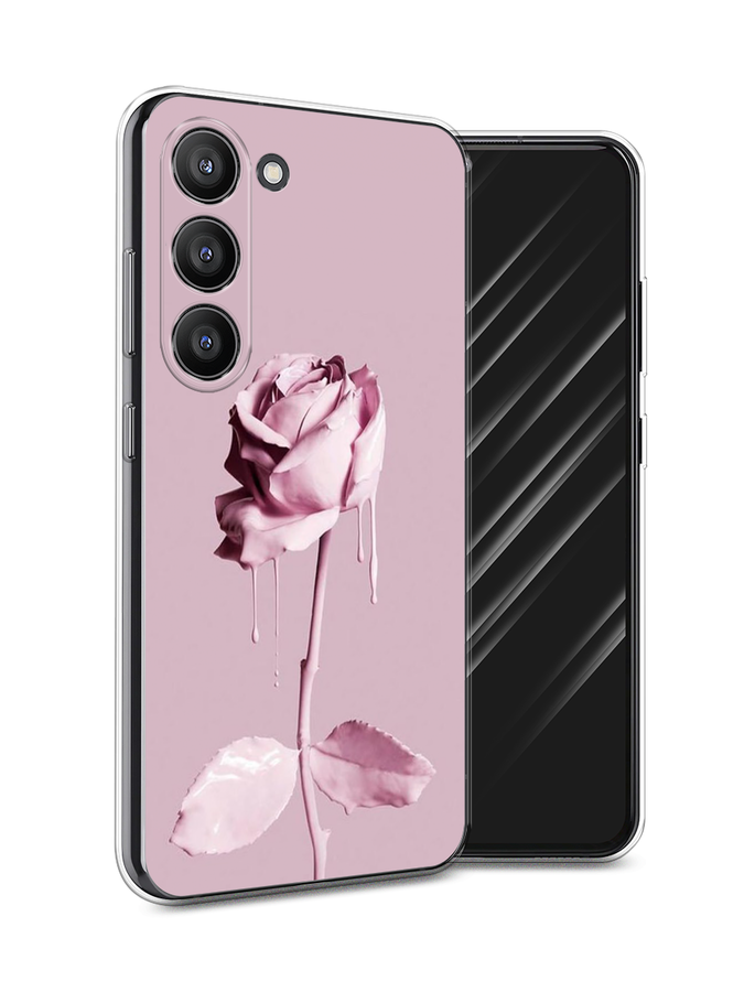 Чехол Awog на Samsung Galaxy S23 5G "Роза в краске"