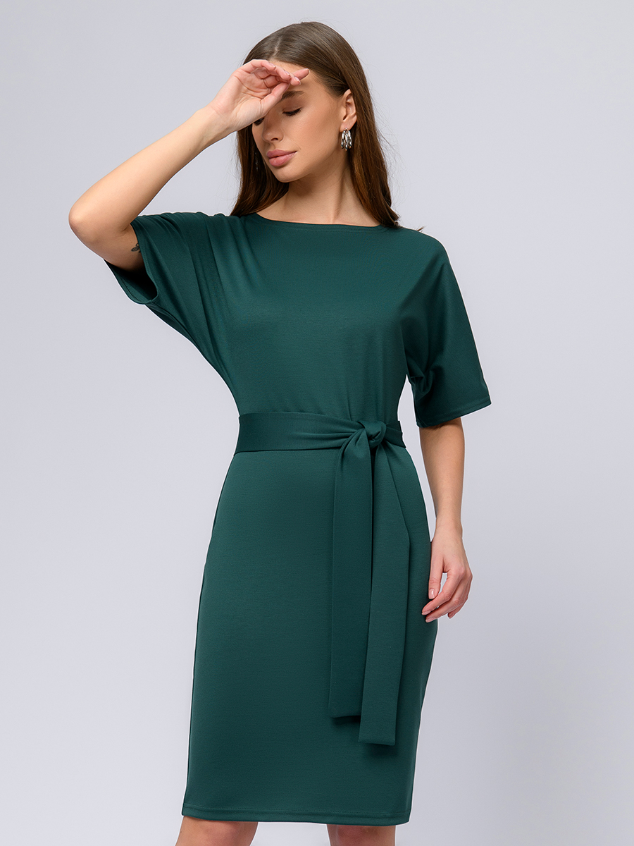 Платье женское 1001dress 100211 зеленое 44