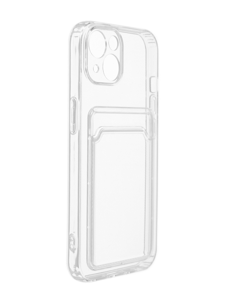 Чехол Svekla для Apple iPhone 13 с картхолдером Transparent SVCAR-IP13-WH