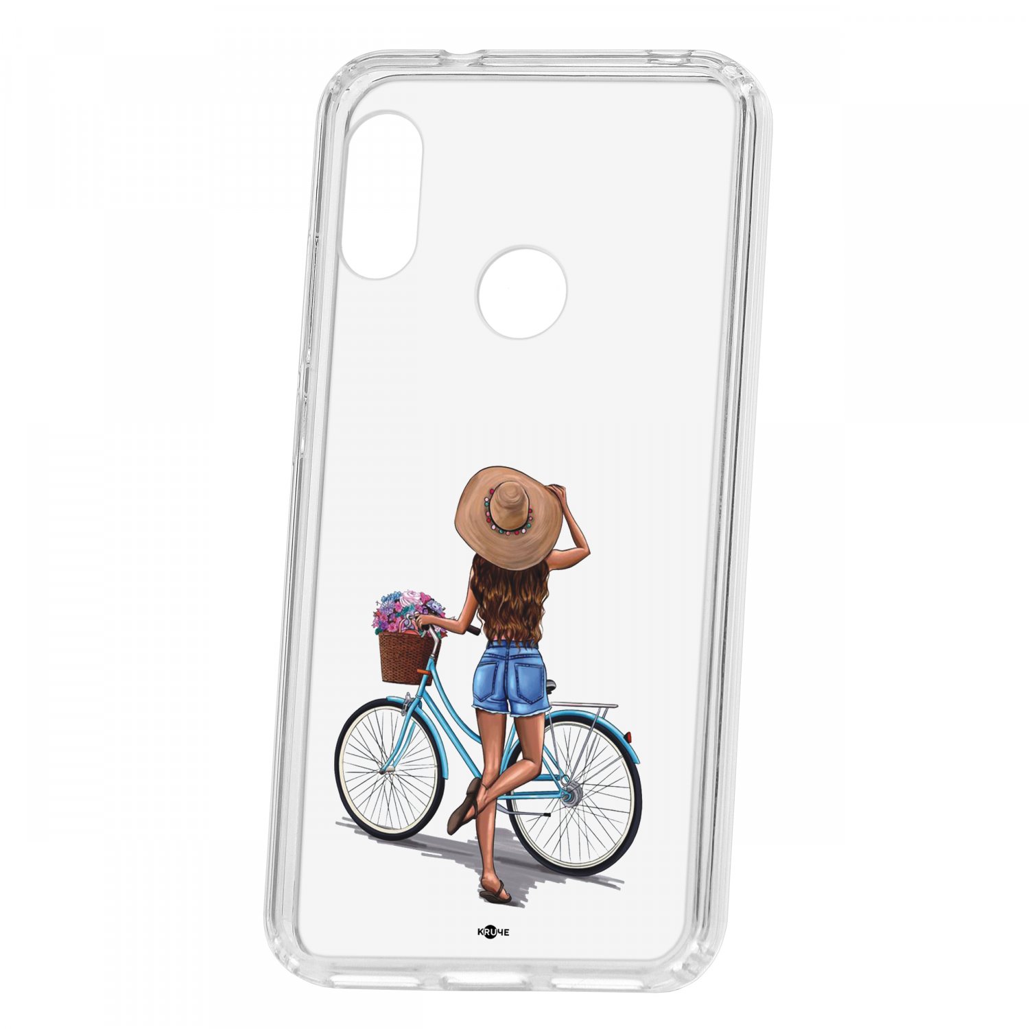 Чехол для Xiaomi Redmi 6 Pro КRUЧЕ Print Велосипедная прогулка