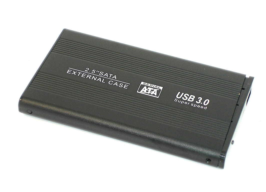 Бокс для SSD/HDD 2,5" алюминиевый USB 3.0 DM-2501 черный