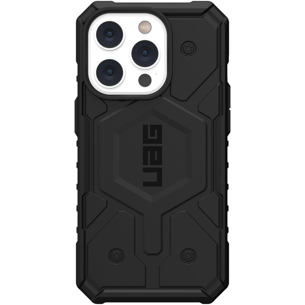 Чехол UAG Pathfinder for MagSafe Series для iPhone 14 Pro, Черный (Black) (114054114040)