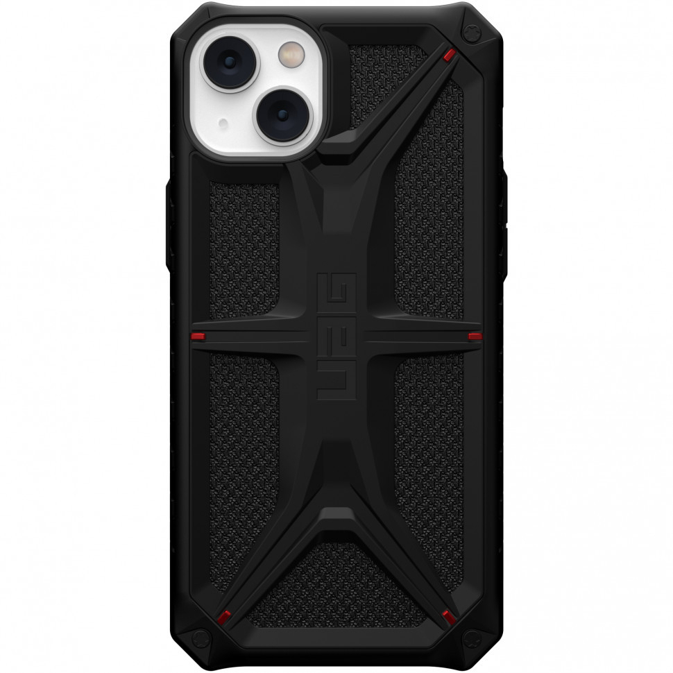 Чехол UAG Monarch Series для iPhone 14 Plus, Черный (Kevlar Black) (114033113940)