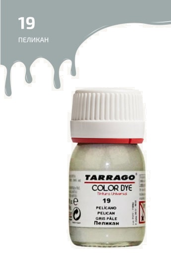 Краситель для всех видов гладких кож Tarrago COLOR DYE TDC01/019 пеликан 25 мл