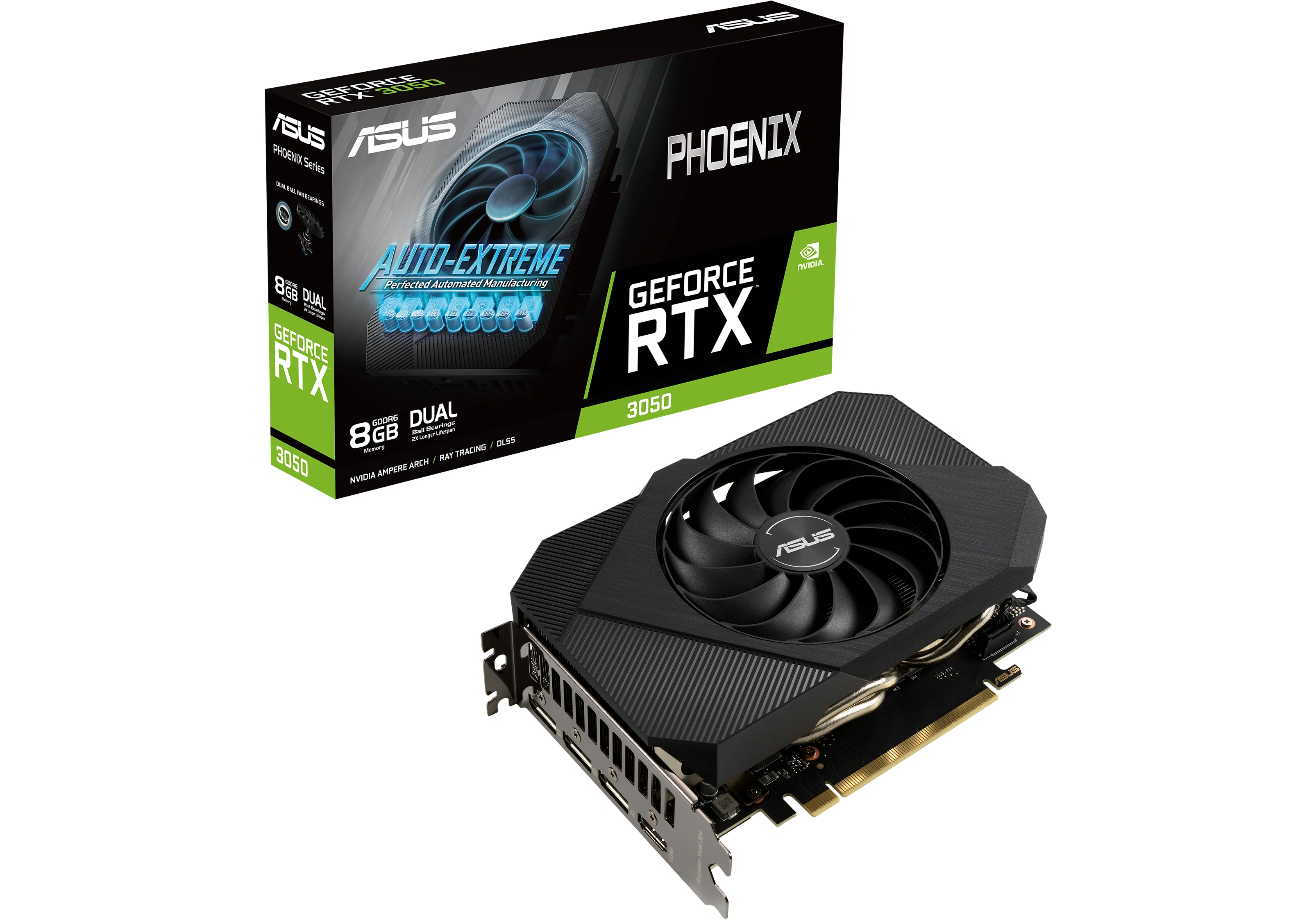 Видеокарта Asus NVIDIA GeForce RTX 3050 Phoenix (PH-RTX3050-8G)