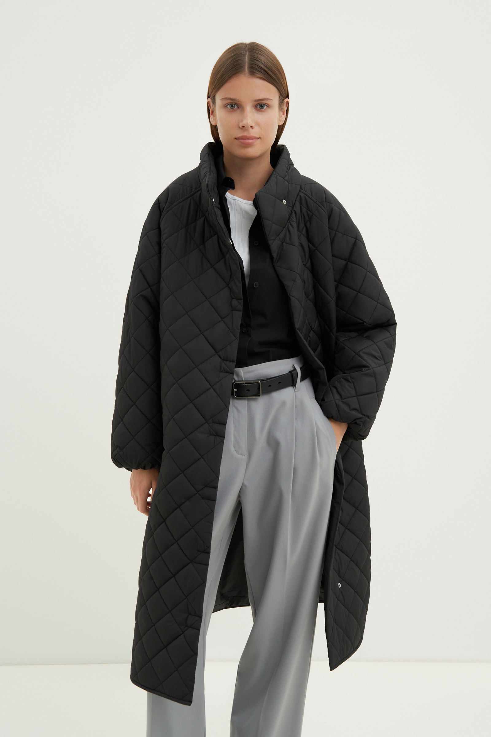 Пальто женское Finn Flare FAD11030 черное L