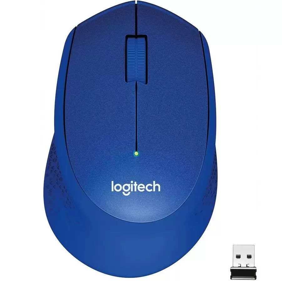 Беспроводная мышь Logitech M330 Silent Plus Blue (910-004910)