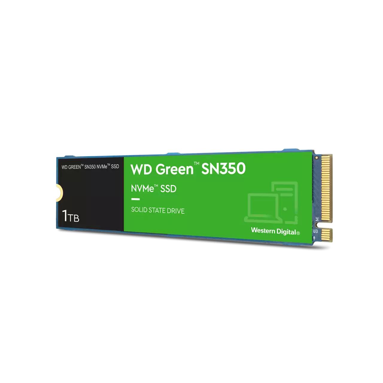 SSD накопитель WD Green SN350 M.2 2280 1 ТБ WDS100T3G0C