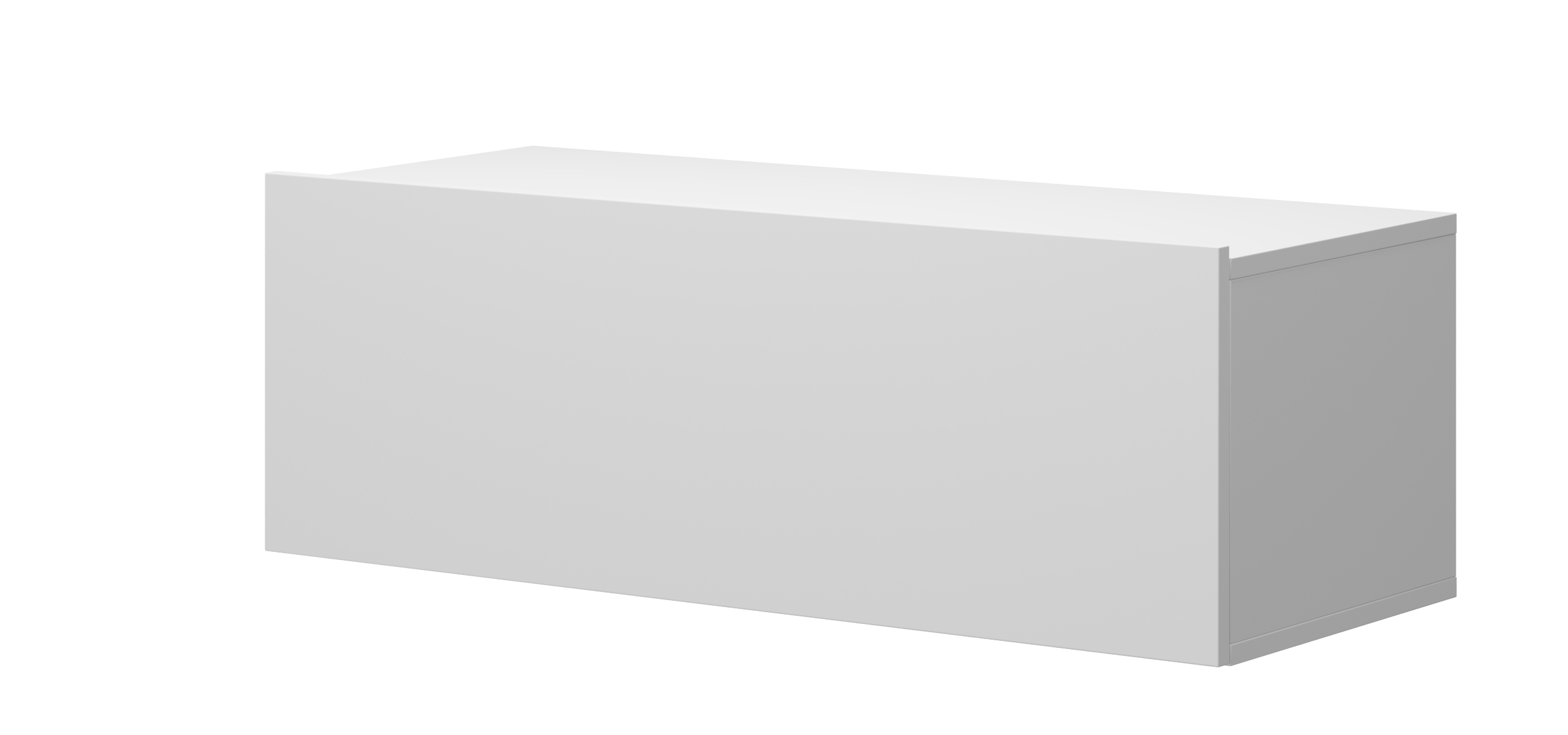 Тумба подвесная под телевизор НК-Мебель PLANO T-5, Белый Матовый, 90х31х36,6 см