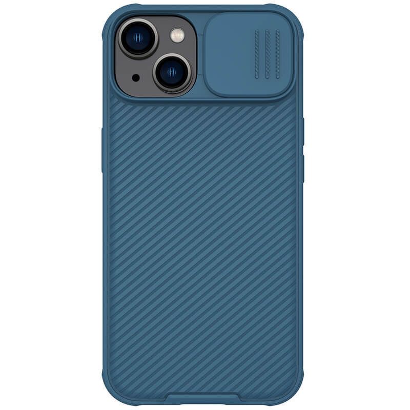 Чехол Nillkin CamShield Pro Case с защитой камеры для iPhone 14 Plus (синий)