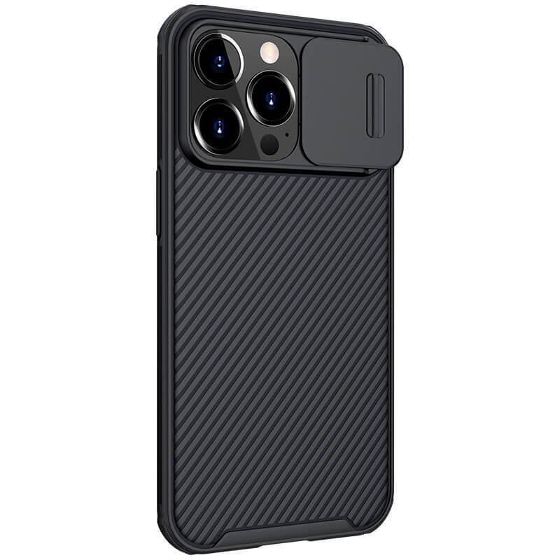 Чехол Magnetic Case Nillkin CamShield Pro с защитой камеры для iPhone 13 Pro (черный)