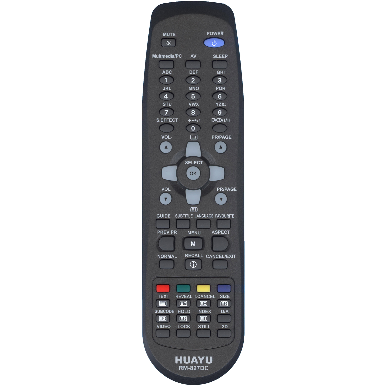 Пульт универсальный Huayu для Daewoo TV RM-827DC HRM644