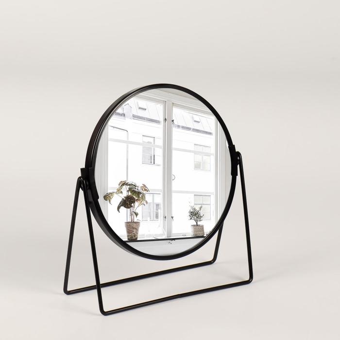 Queen fair Зеркало настольное, двустороннее, с увеличением, d зеркальной поверхности 16 см