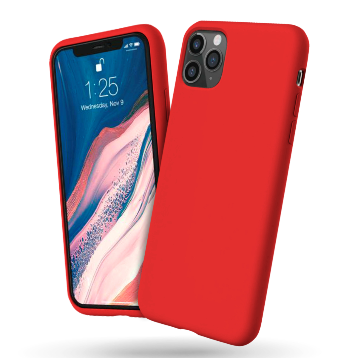 Чехол для iPhone 11 Pro, красный,Lumobook LB-CS3-04