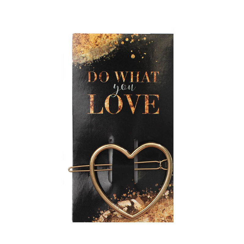 Формовая заколка на подложке Сима-Ленд Do What You Love 6*11 см