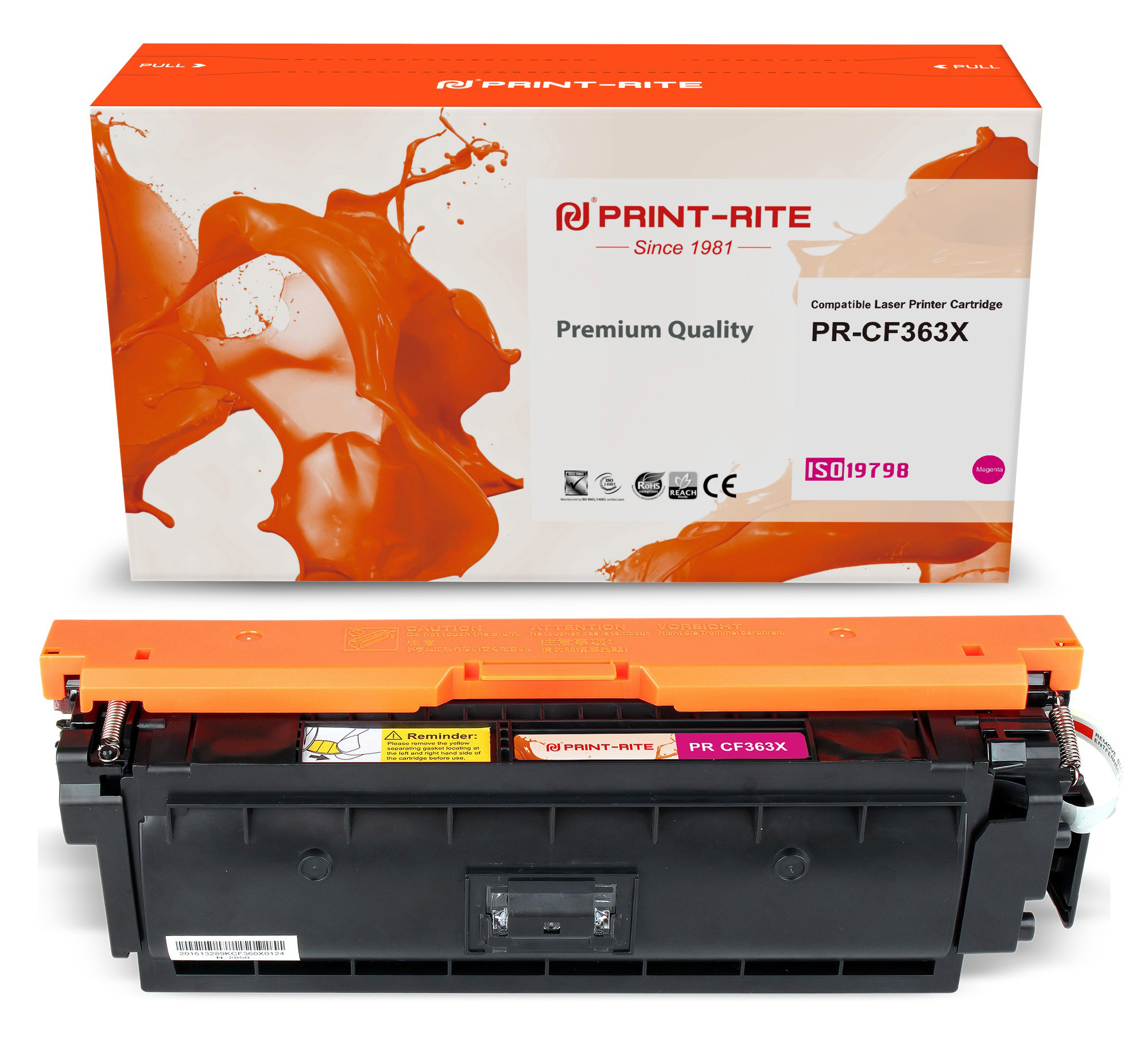 Картридж для лазерного принтера Print-Rite (1809649) пурпурный, совместимый