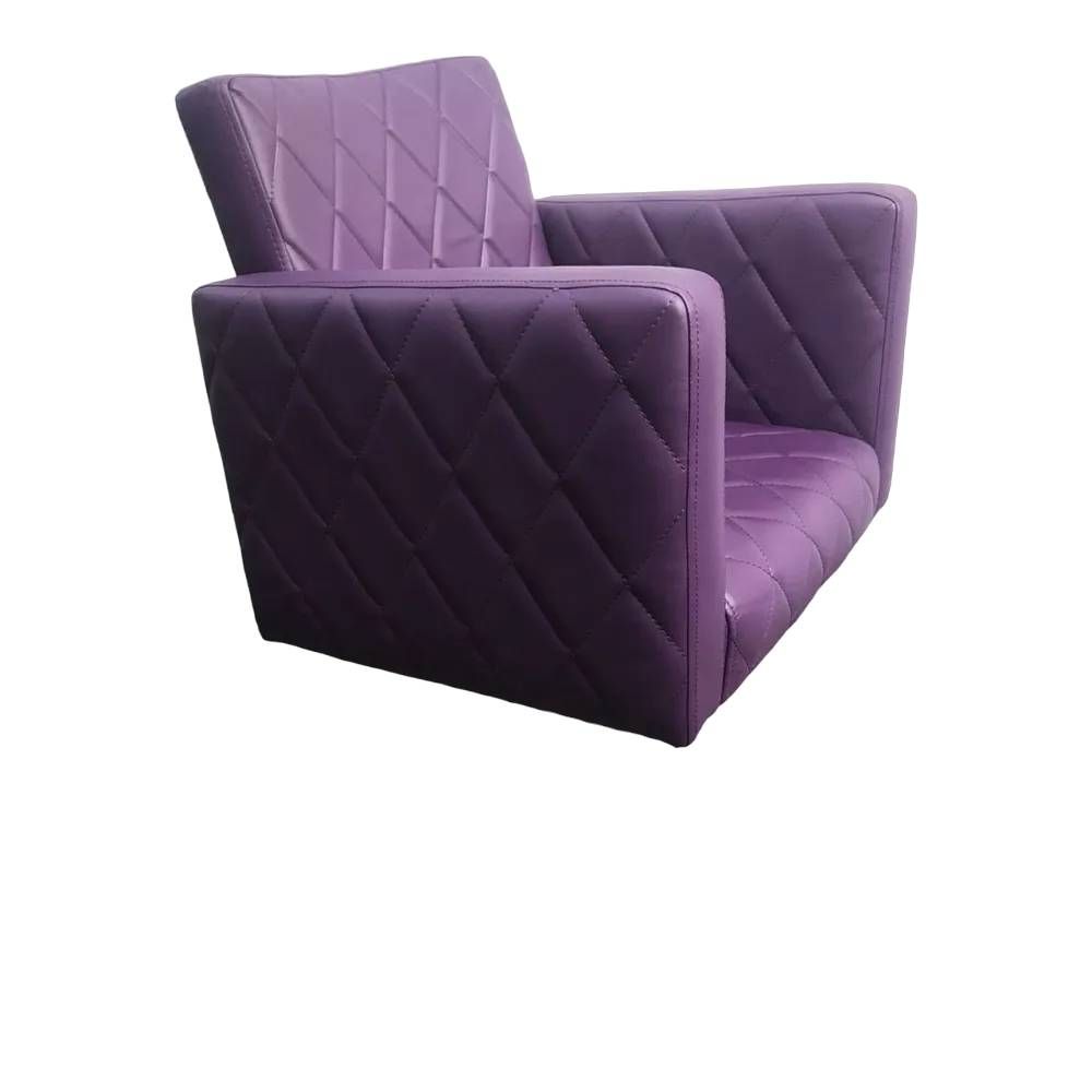 Парикмахерское кресло Мебель Бьюти Феона фиолетовый 65х50х57