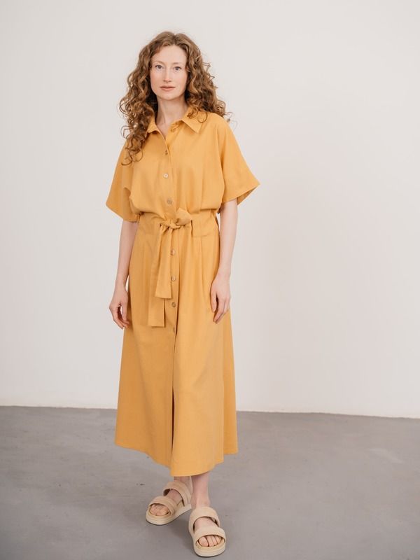 Платье женское Модный дом Виктории Тишиной Лили бежевое XL
