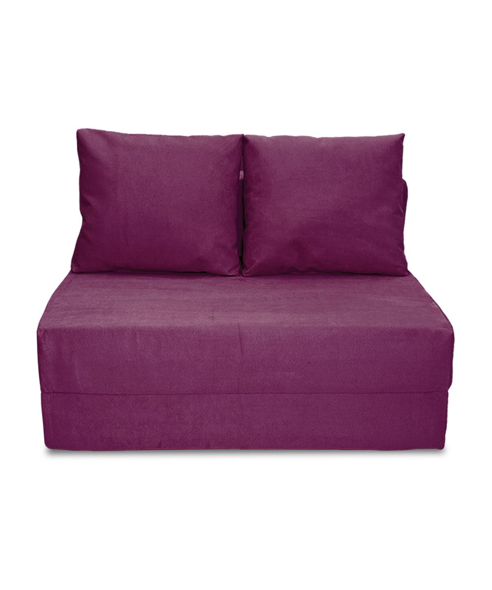 Диван-кровать бескаркасный WowPuff Окта 260252030076, 80x100x120 см, Фиолетовый