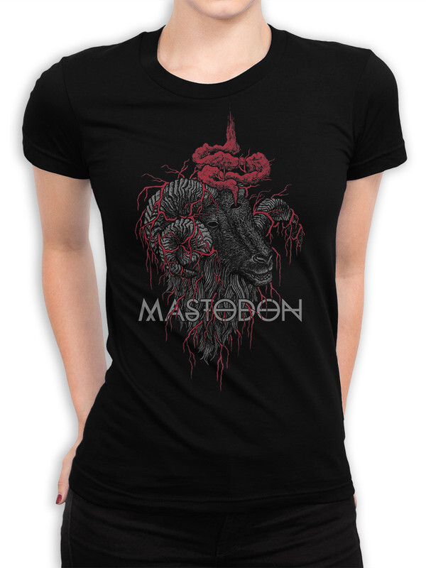 Футболка женская Design Heroes Mastodon черная M