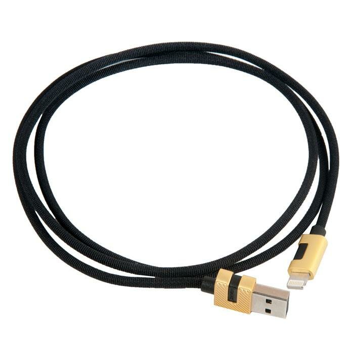 Кабель USB Remax RC-089i Metal для Lightning, 2.4А, длина 1.0м, черный