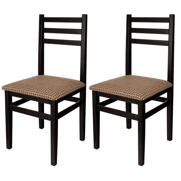 Комплект стульев  KETT-UP ECO LUKAS (ЛУКАС) цвет венге, массив бука, 2 шт