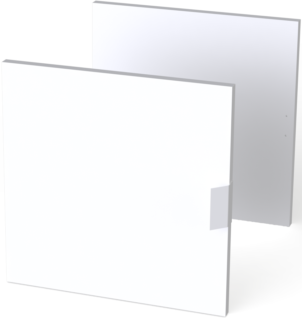 Дверца для стеллажа ФОРА 33х33х37 см, белый, Шведский Стандарт