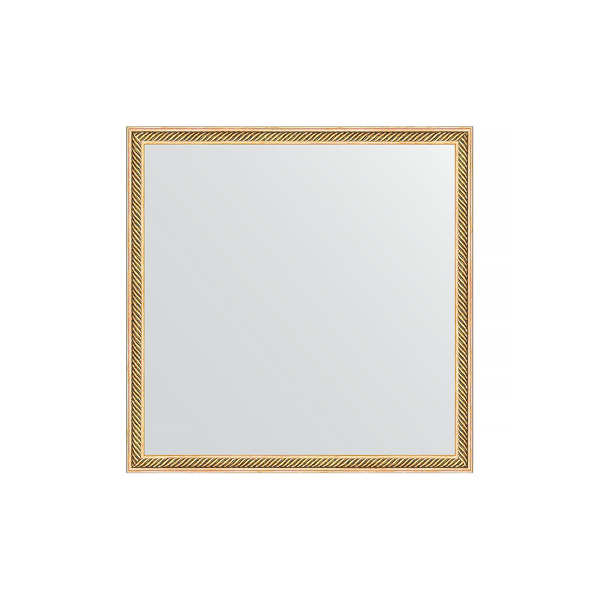 Зеркало в раме 58x58см Evoform BY 0606 витое золото