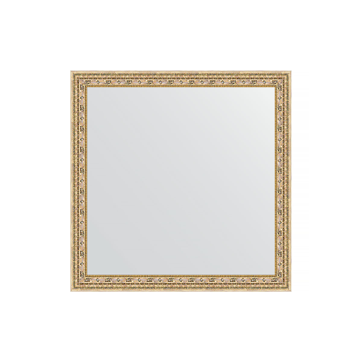 Зеркало в раме 62x62см Evoform BY 0778 сусальное золото