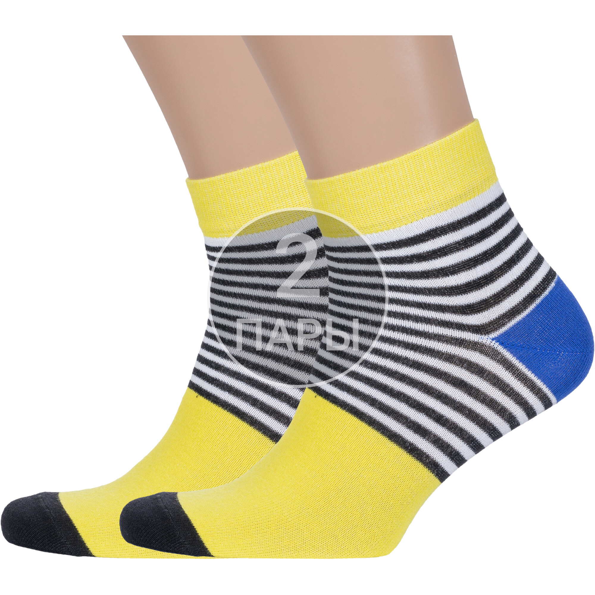 Комплект носков мужских Борисоглебский трикотаж 2-4С267 разноцветных 27-29