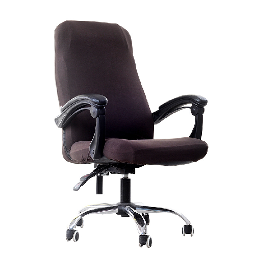 Чехол на компьютерное и офисное кресло ДомДача, коричневый, 60х80 см