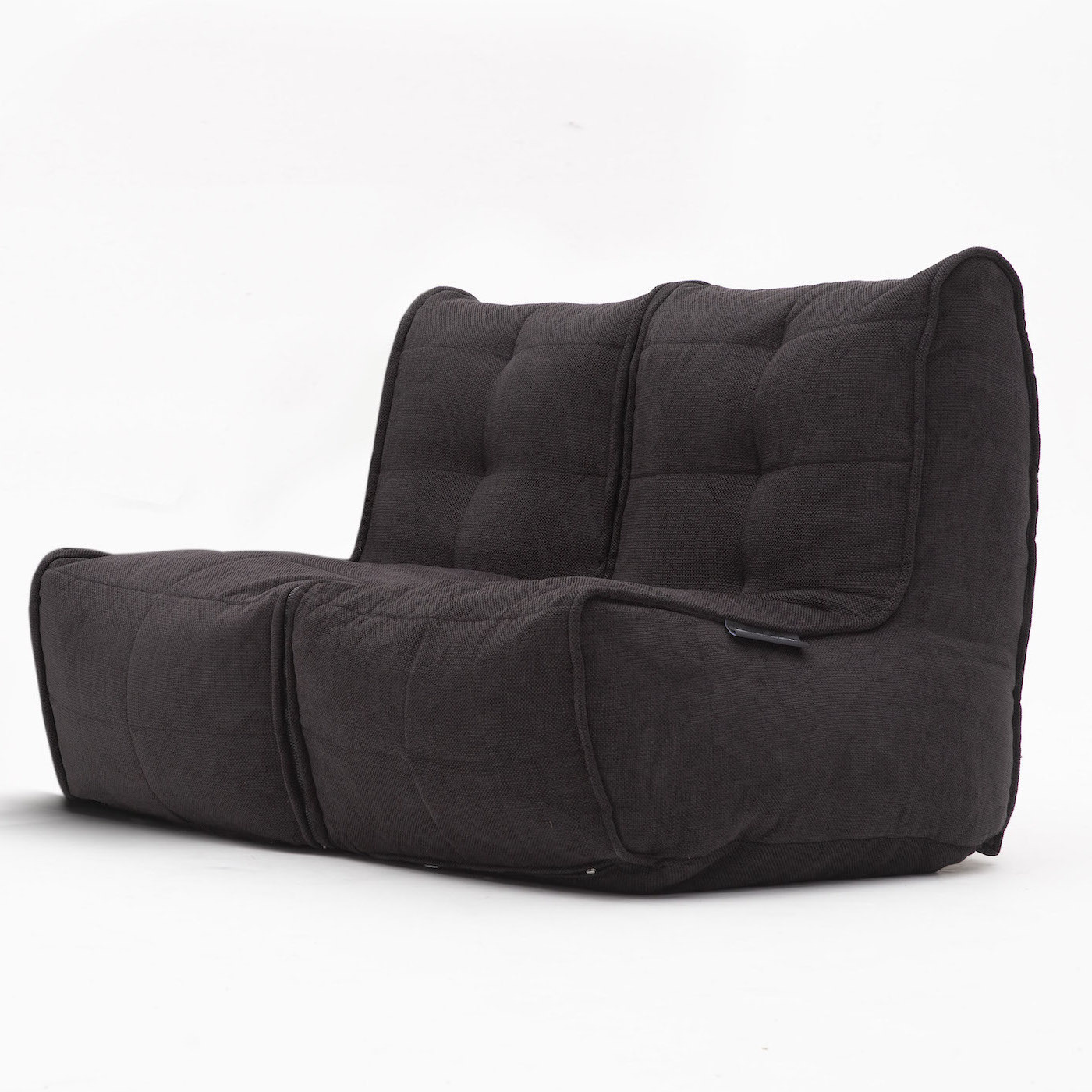 Маленький диван Twin Couch - Black Sapphire - 120 см - для салона красоты, балкона, кухни