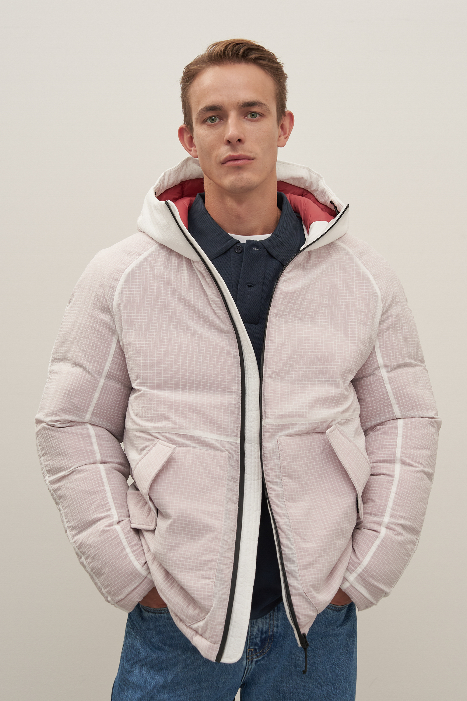 Куртка мужская Finn Flare FAD21029 розовая XL
