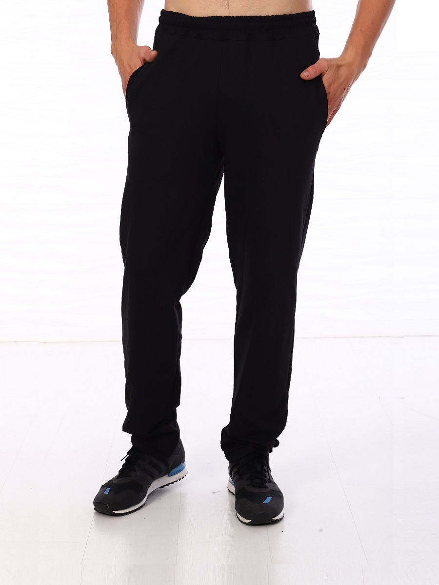 Спортивные брюки мужские ИвГрадТрикотаж Б165 Man черные 56 RU