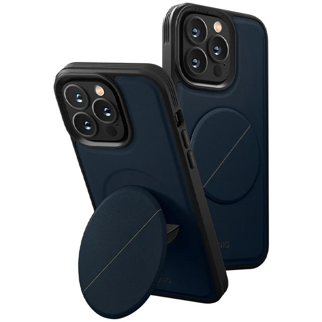 Чехол Uniq Novo with magnetic grip для iPhone 14 Pro, цвет Синий (IP6.1P(2022)-NOVOBLU)