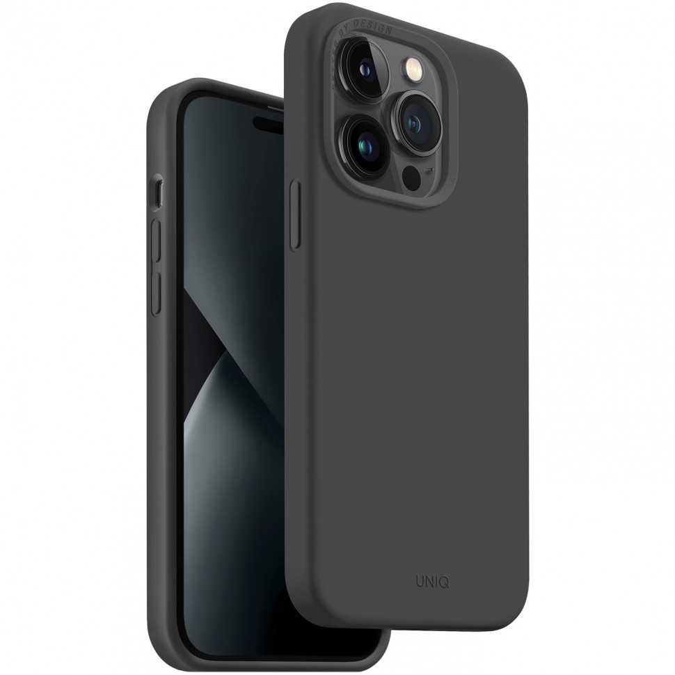 Чехол Uniq LINO MagSafe для iPhone 14 Pro Max, Серый (Grey)