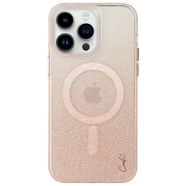 Чехол Uniq Coehl Lumino MagSafe для iPhone 14 Pro, Champagne Gold