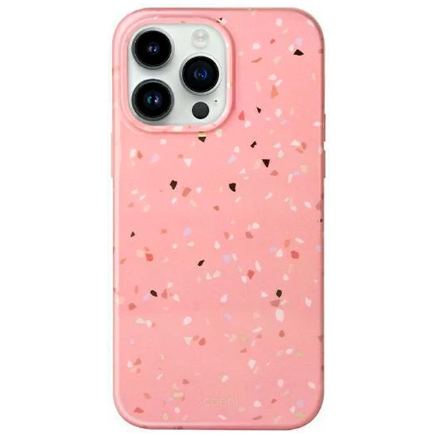 Чехол Uniq Coehl Terrazzo для iPhone 14 Pro Max, Coral Pink